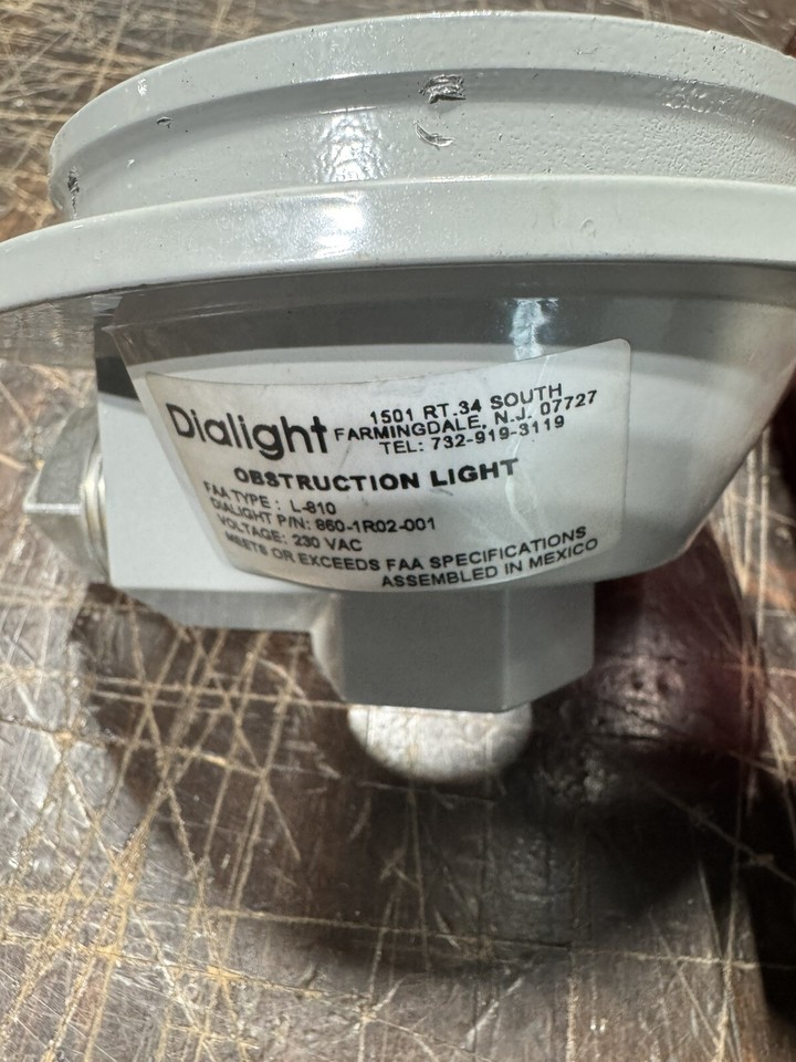 Dialight Obstruction L-810 Light (860-1R02-001) | eBay