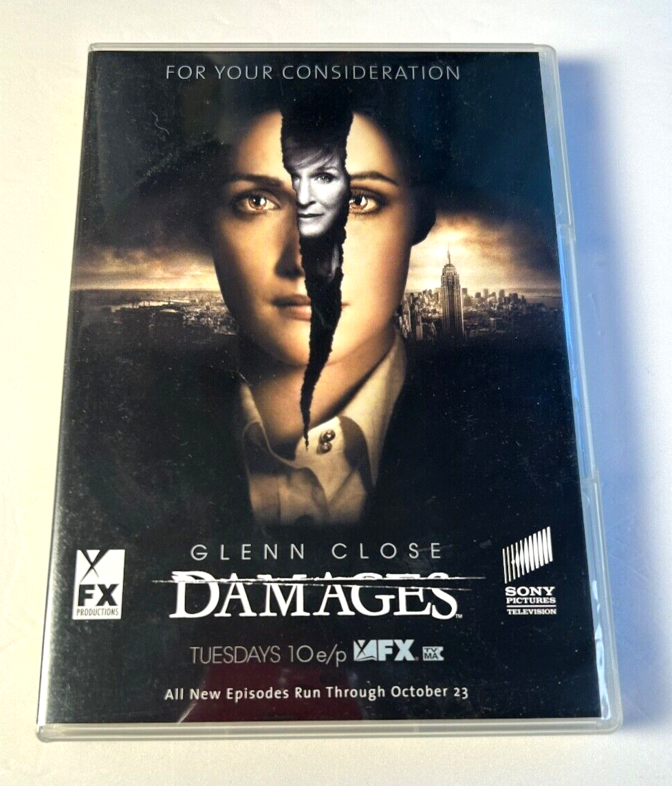 2012 DAMAGES FYC DVD Set (Season 1) 5 Episodes Only - FX Network ...