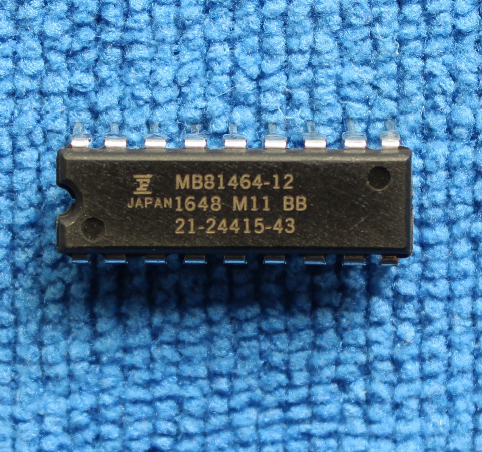 5pcs MB81464-12 MB81464 MOS 262,144 BIT DYNAMIC RANDOM ACCESS MEMORY ...