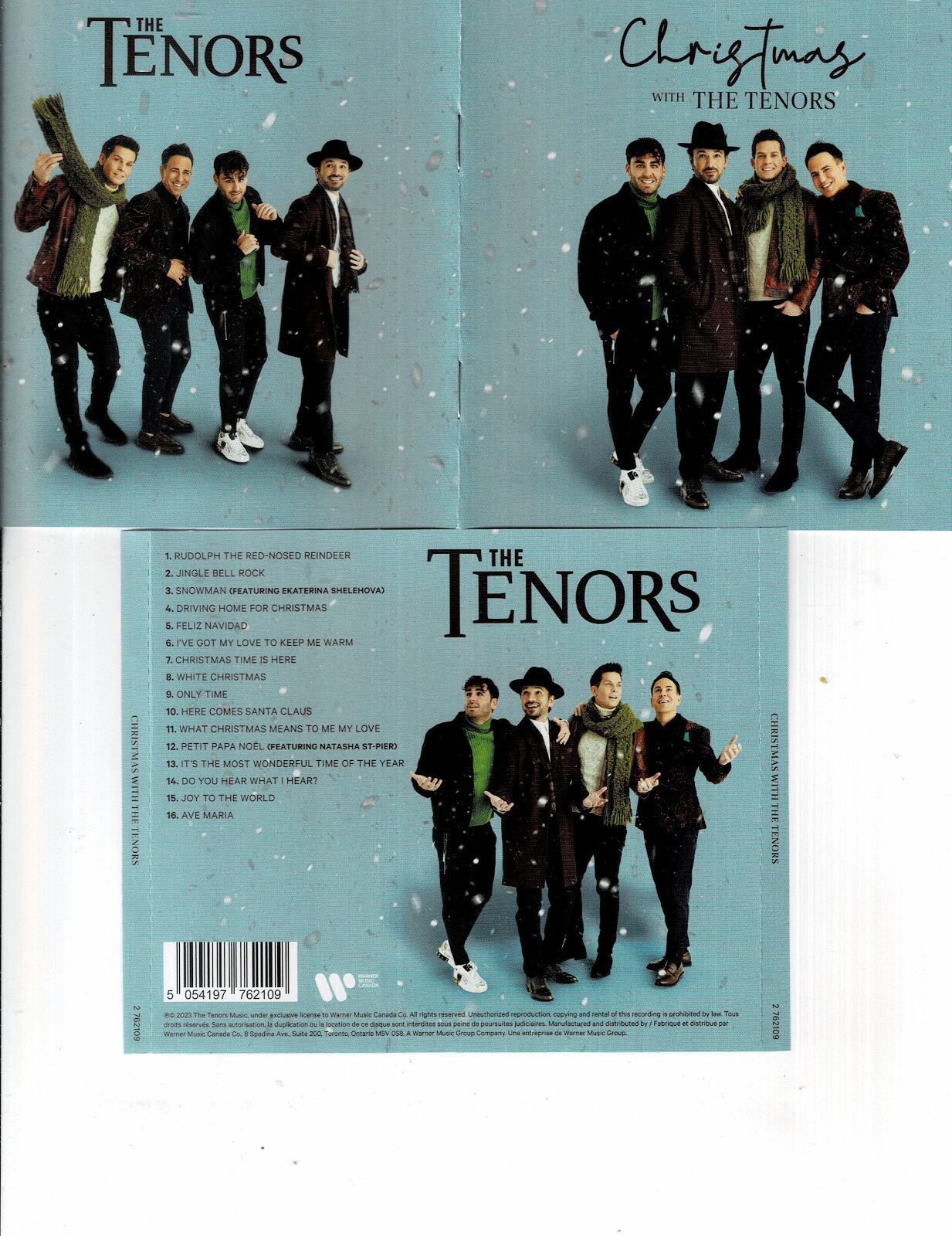 THE TENORS - CHRISTMAS WITH THE TENORS (CD 2023) SEALED **16 TRACKS ...