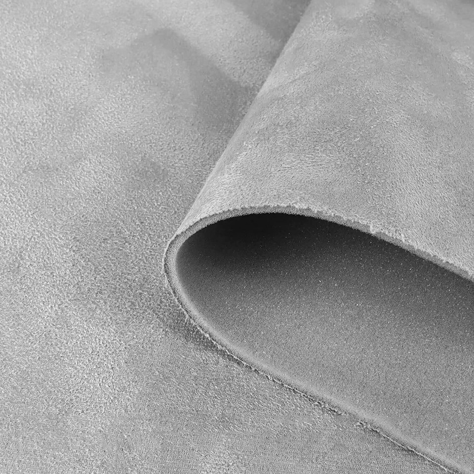 Gray Suede Headliner Fabric Material 80"x60" Car Interior Roof Liner ...