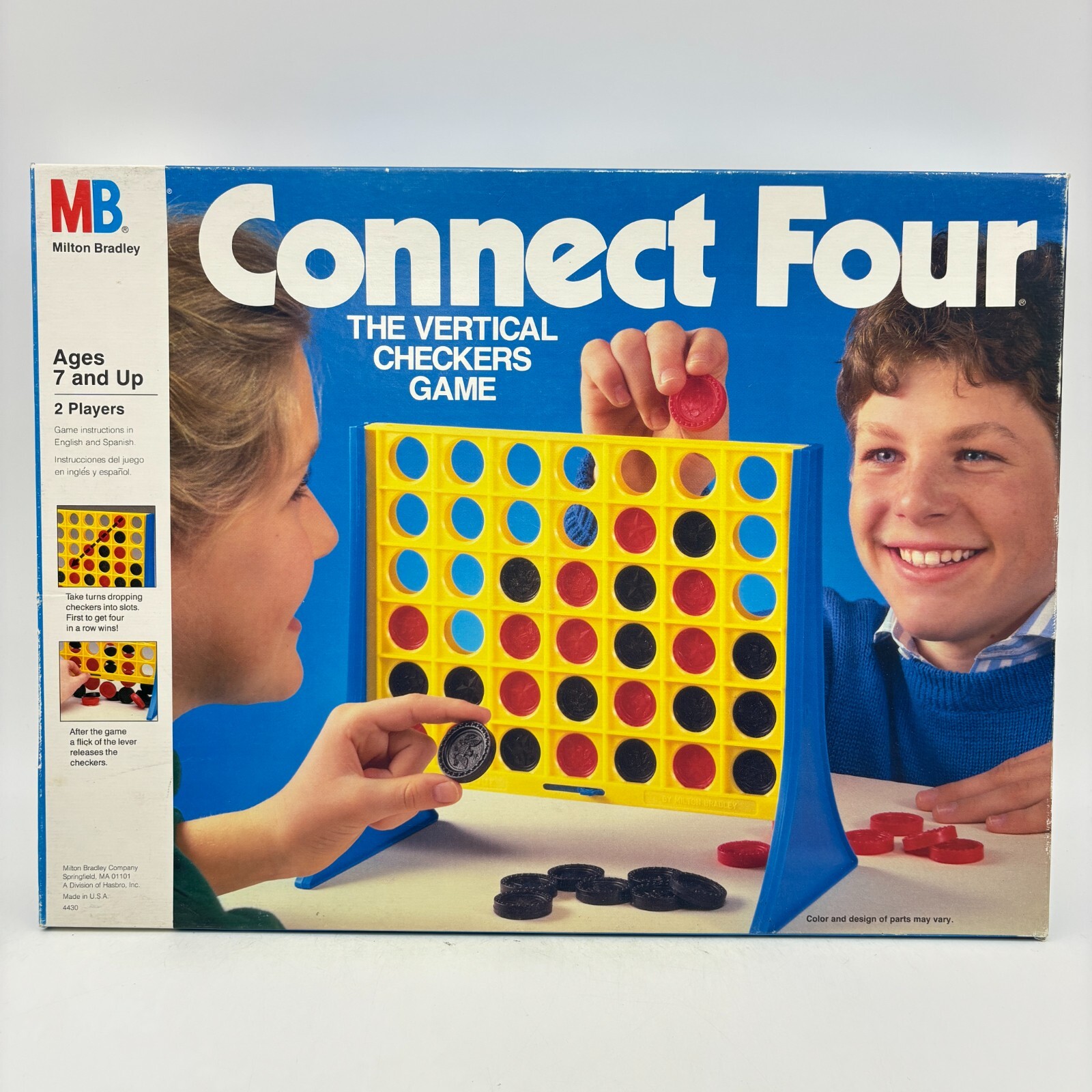 VINTAGE Connect Four COMPLETE Milton Bradley 1986 Kids Children's 80's ...