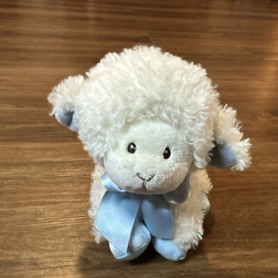 Aurora Baby White and Blue Lamb plush only (310-1637-4) | eBay