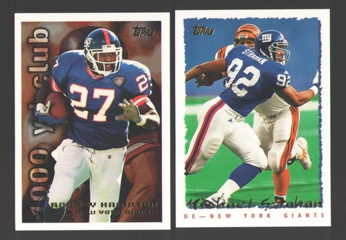 1995 Topps Football Team Set - NEW YORK GIANTS | eBay