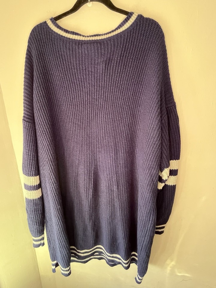 Hot Topic Harry Potter Ravenclaw Sweater Dress Size 2 Varsity | eBay