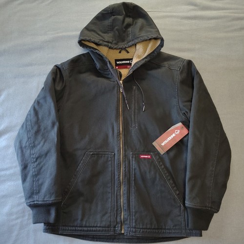 Wolverine - Men's Size Medium - Gray - Sherpa Lined - Upland Hooded ...