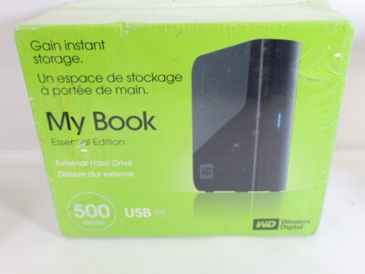 Western Digital My Book Essential Edition 500 GB External Hard Drive ...