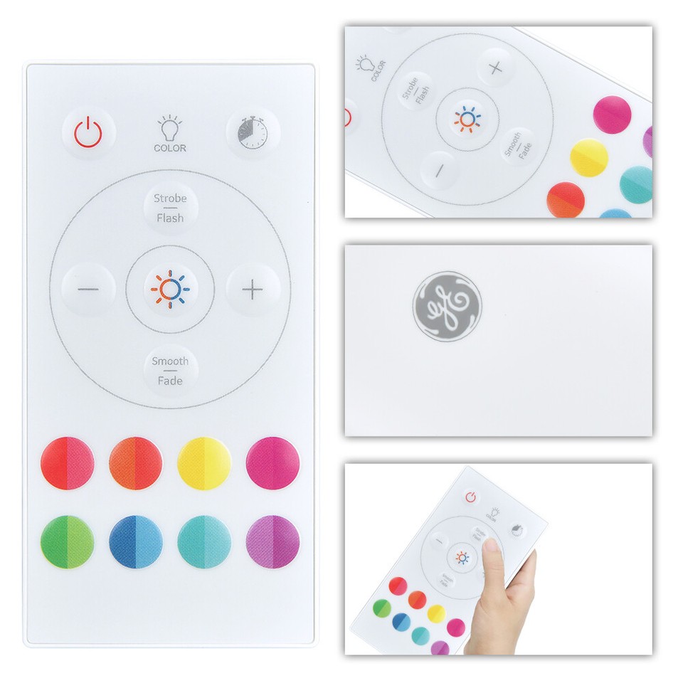 New Replacement Remote Control For GE LED+ Color Changing LED Light ...
