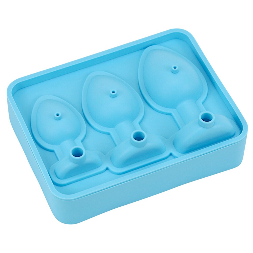 Silicone Novelty Ice Cube Trays Reusable for DIY Cake Chocolate Candy ...