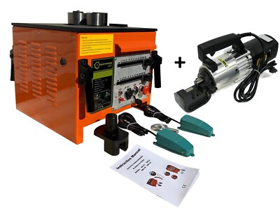 Combo Electric Hydraulic Rebar Bender & Cutter 25mm 1" #8 Rebar Steel ...