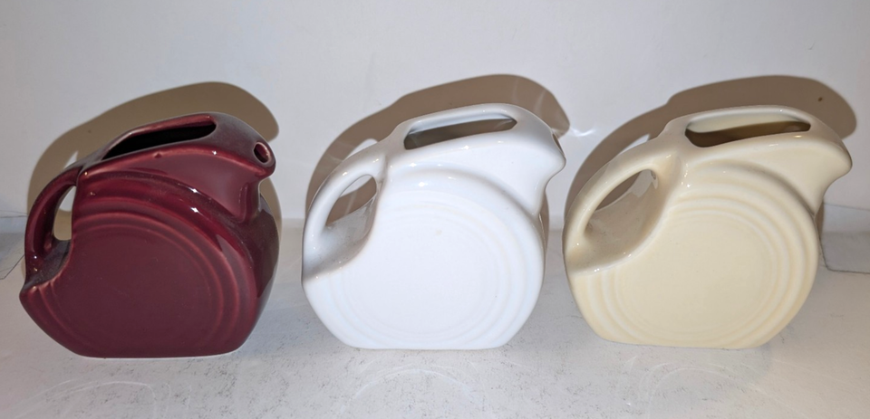 FIESTAWARE MINI DISK PITCHER creamers: SET OF 8, 5 OZ. disc | eBay