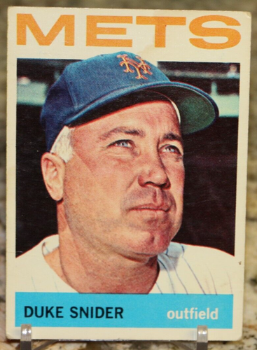 Duke Snider 1964 Topps Baseball Card #155 NY Mets | eBay