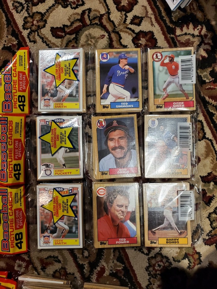 1987 Topps BASEBALL UNOPENED Full Box 24 Rack Packs | eBay