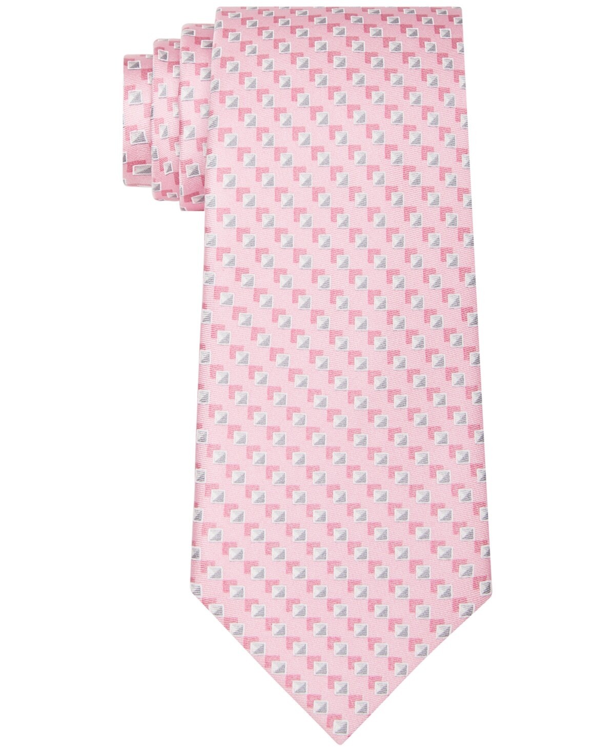 Michael Kors Men's Classic Shadow Square Tie Pink -OS | eBay