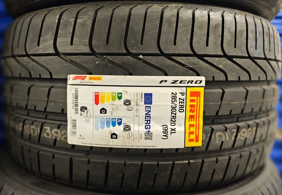 2X NEW PIRELLI P ZERO 285/30/20 285 30 ZR20 XL 99Y UHP PZERO 2853020 D ...