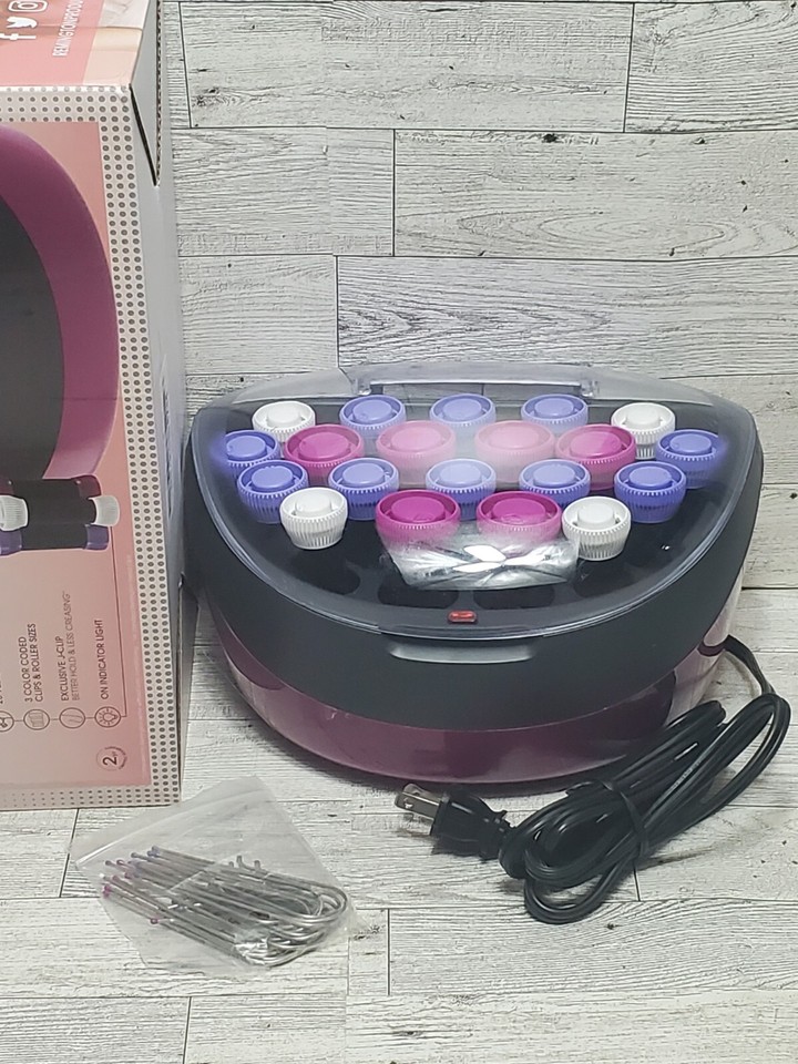 Remington Ionic Conditioning Hair Setter, 20 Velvet Hair Rollers | eBay