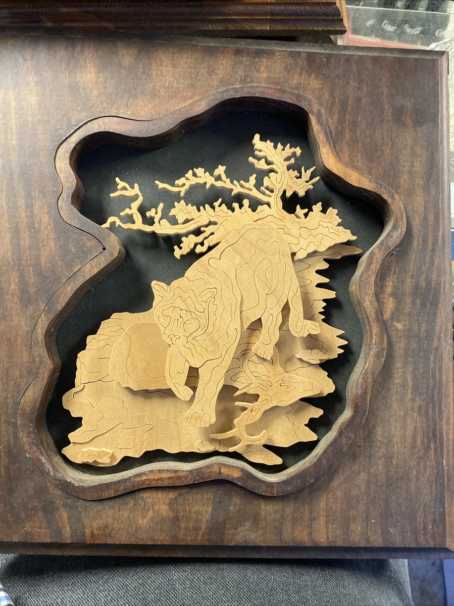 Layered Wooden Sculpture