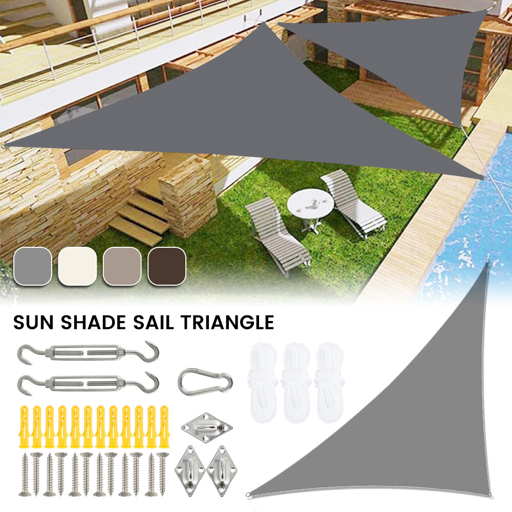 Sun Shade Sail Garden Patio Party Sunscreen Awning Canopy 98% UV Block ...