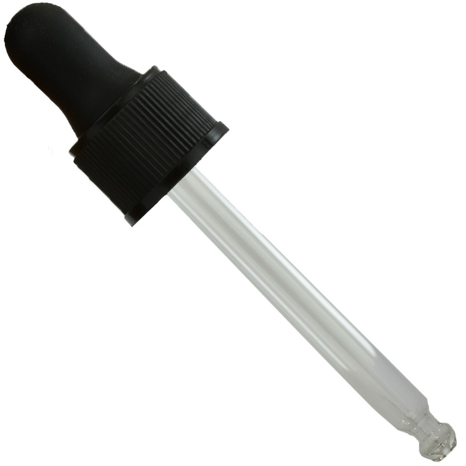 20ml GLASS DROPPER BOTTLES Drop Pipette Amber Empty Oil Serum Liquid ...