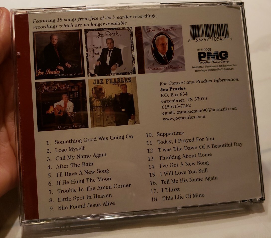 Joe Pearles THE ENCORE COLLECTION VOLUME 2 CD Rare | eBay