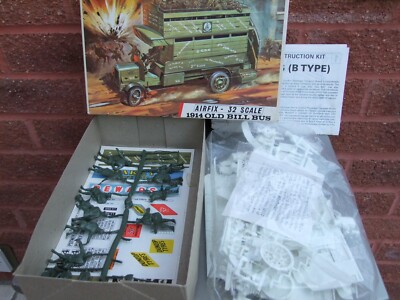 Airfix 1914 Old Bill Bus 1:32 Scale Plastic Model Kit unmade in Box ...