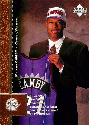 1996 TORONTO RAPTORS NBA Rookie Card MARCUS CAMBY Upper Deck | eBay ...