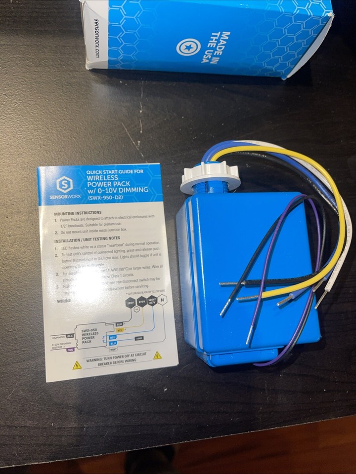 New SensorWorx SWX-950-D2 Wireless Power Pack Load Controller - 0-10V ...