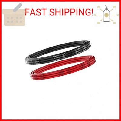 Electrical Wire 10 AWG 10 Gauge Silicone Wire Hook Up Wire Cables 20 ...