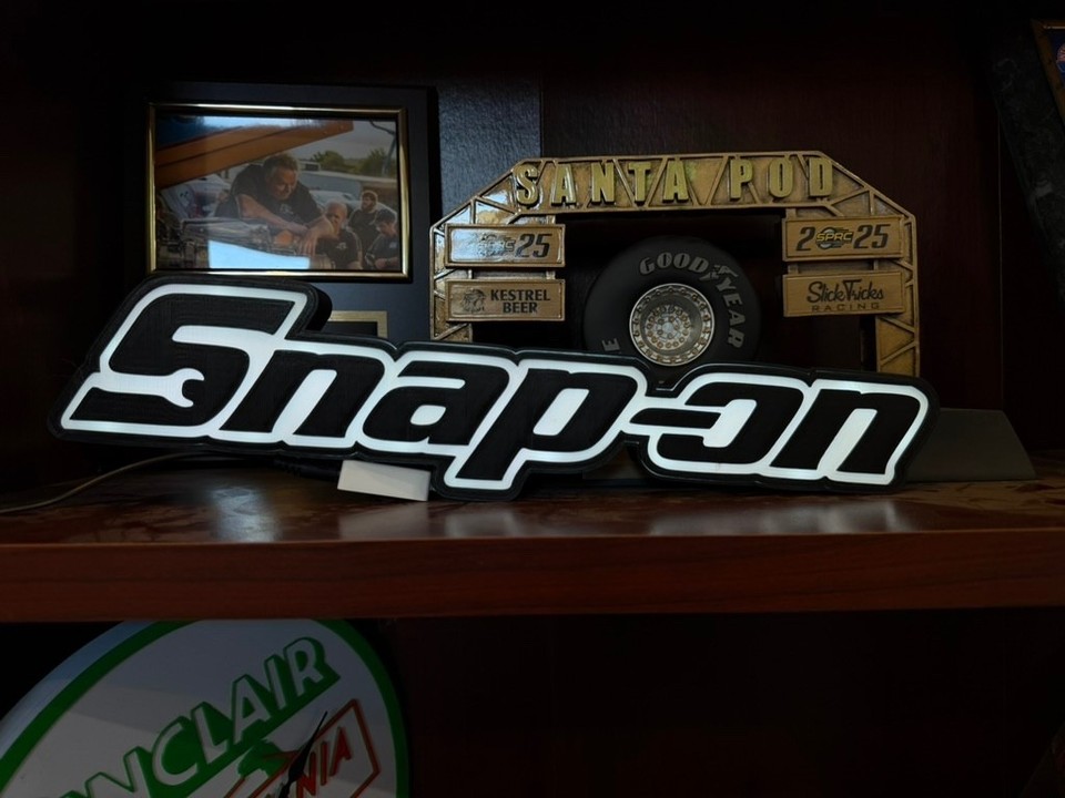 Snap-On LED Sign | Garage, Shop, Man Cave Wall Decor | 15” x 4” | eBay