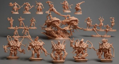 STL 3D Pack Sci-Fi Sylvari Ascendants Nulda Var | Dnd, Tabletop, RPG ...