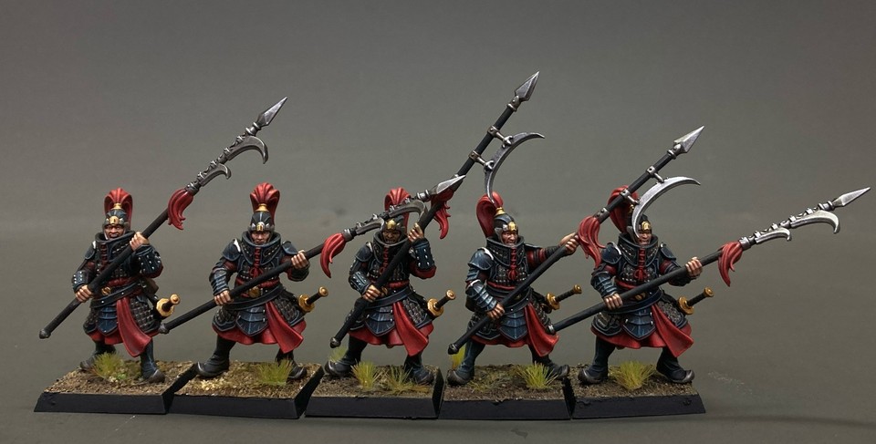 Warhammer Fantasy Battle Jade Warriors pro Painted The Old World *30 ...
