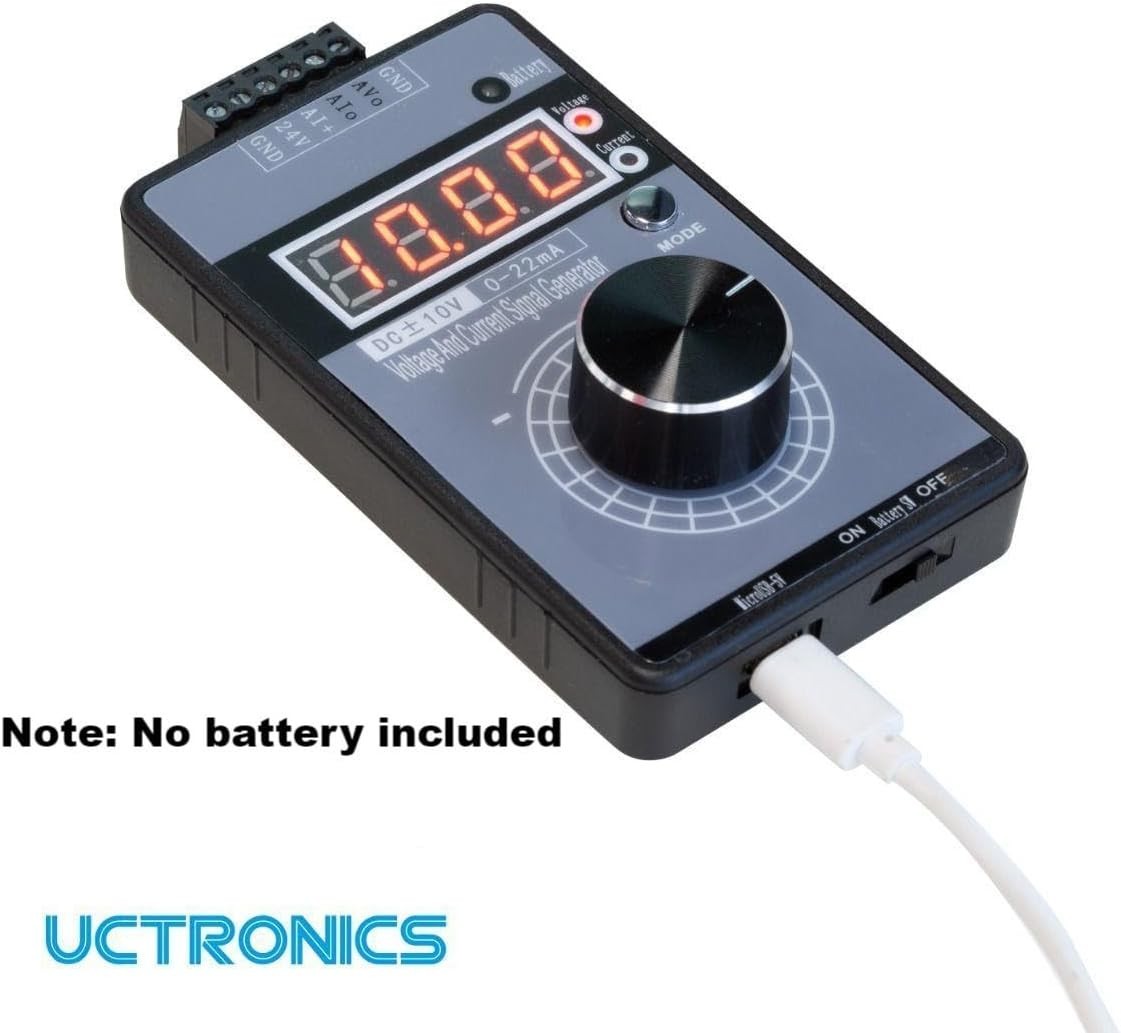 DC 10V 0/4-20mA Signal Generator USB Power 0-22mA Volt Current ...