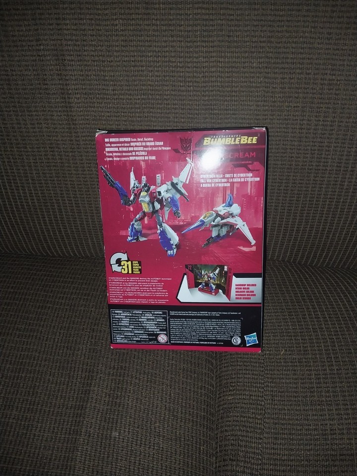 Transformers Studio Series 72 Bumblebee Movie Voyager Starscream New ...