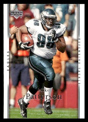 2007 Upper Deck #142 Mike Patterson Philadelphia Eagles | eBay