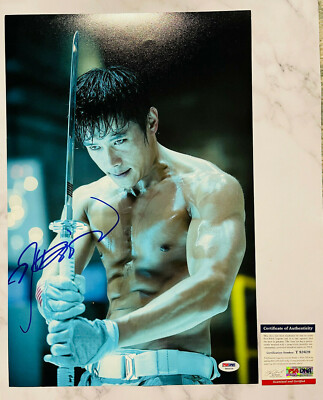 Byung-hun Lee signed auto autograph 12x18 photo Storm Shadow GI JOE ...