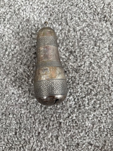 Silver Baby Rattle | eBay