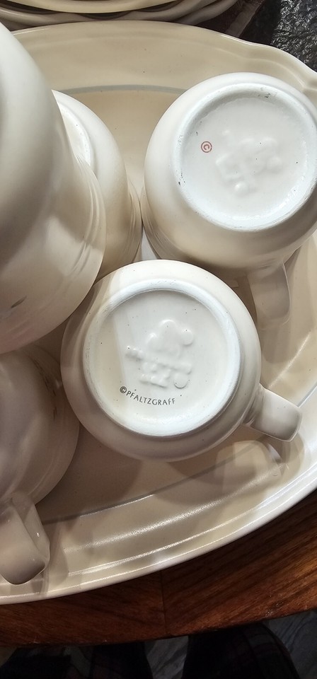 PFALTZGRAFF Stoneware REMEMBRANCE Complete Dinnerware Set For 6 = 39 ...