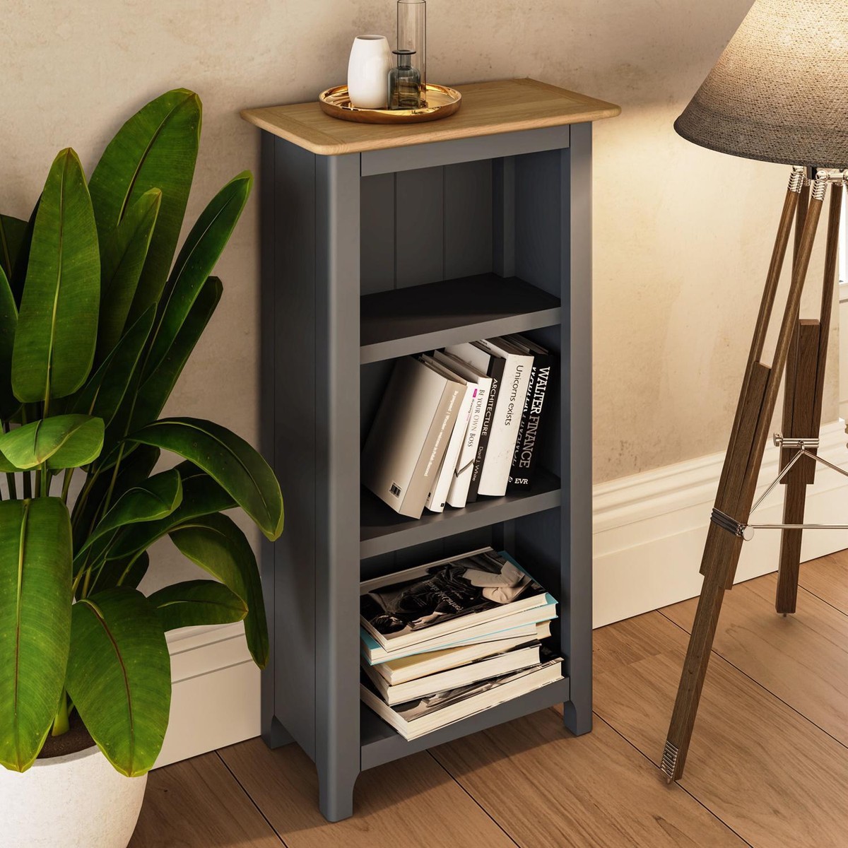 Assemble Yourself Bookcase Oak Wood