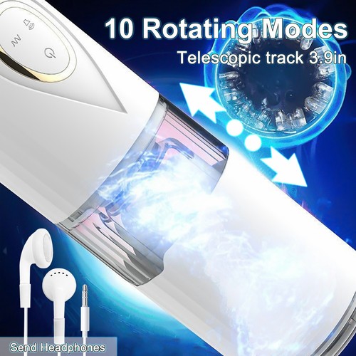 Automatic Male Masturbaters HandsFree Rotating Thrusting Stroker Pussy ...