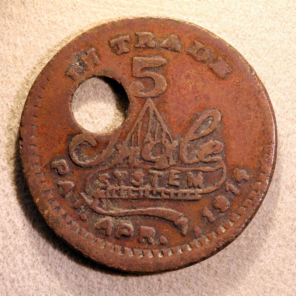 RARE West Virginia coal scrip token - Sycamore Coal Co., 5¢, Cinderella ...