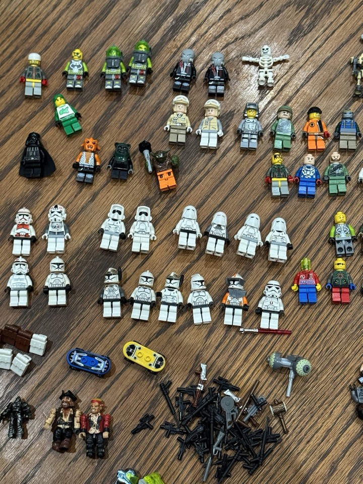 Legos Minifigure Lot - Star Wars Ninja Pirate Accessories Rare Vintage ...