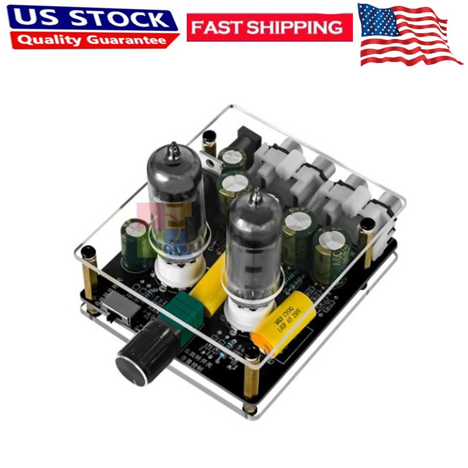 6K4 Audiophile Tube Preamp Board Amplifier Preamp Hi-Fi Adjustable 12 ...