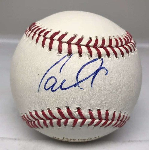 Carlos Correa Signed Jsa Coa Major League Oml Baseball Authentic ...