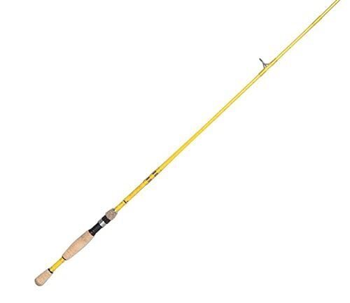 Eagle Claw Featherlight Spinning Rod, 2 Piece (Ultra Light Yellow, 6 ...
