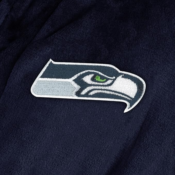 NORTHWEST NFL SEATTLE SEAHAWKS UNISEX-ADULT SILK TOUCH BATH ROBE, LARGE ...