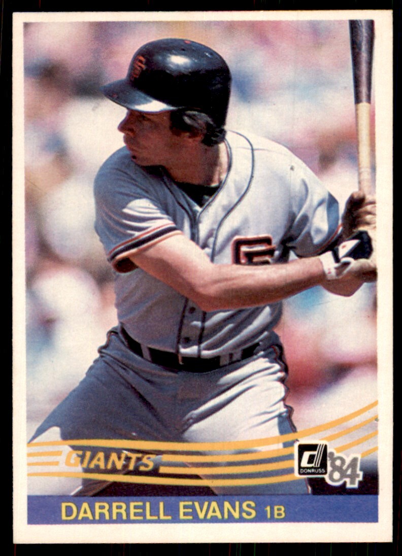 1984 Donruss Darrell Evans Baseball Cards #431 | eBay