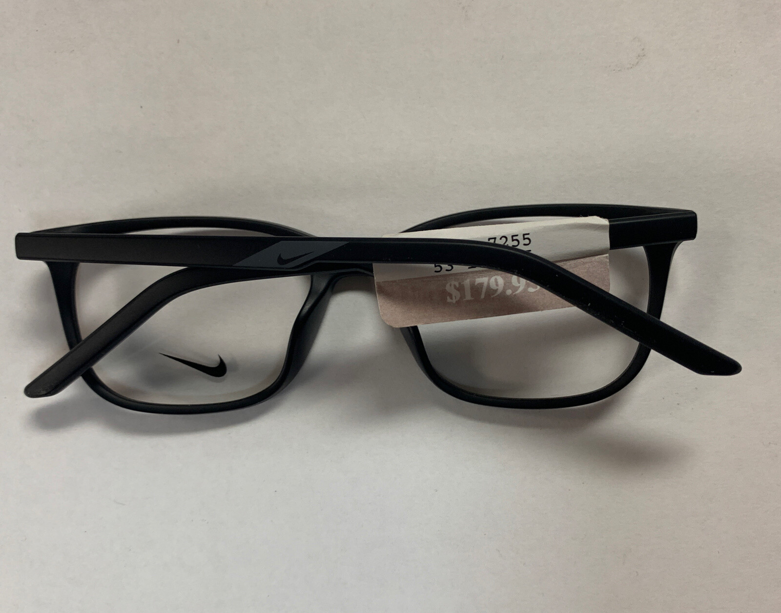 New NIKE 7255 001 Matte Black Eyeglasses Demo Lens 53-18-145 | eBay