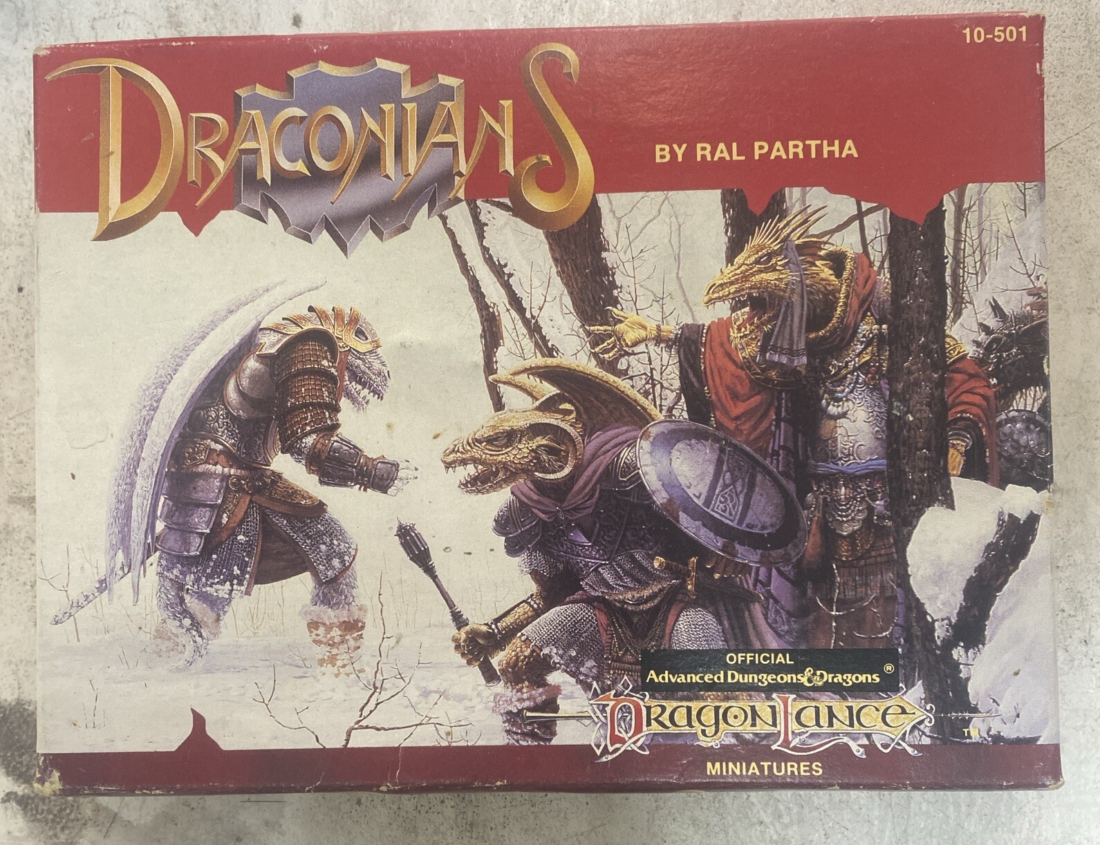 Ral Partha 10-501 Draconians DragonLance Miniatures Set- AD&D D&D ...