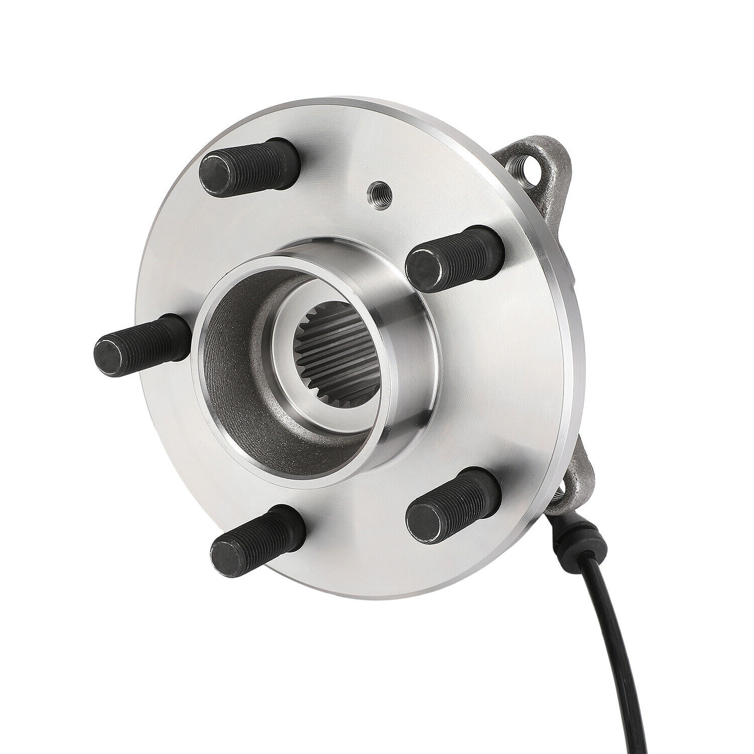 PAIR FRONT WHEEL BEARING HUB & ABS SENSOR FOR LAND ROVER DISCOVERY 2 ...