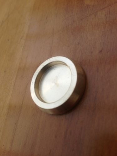 2 X Blanking disc 22mm compression stop end plug brass blank cap End ...